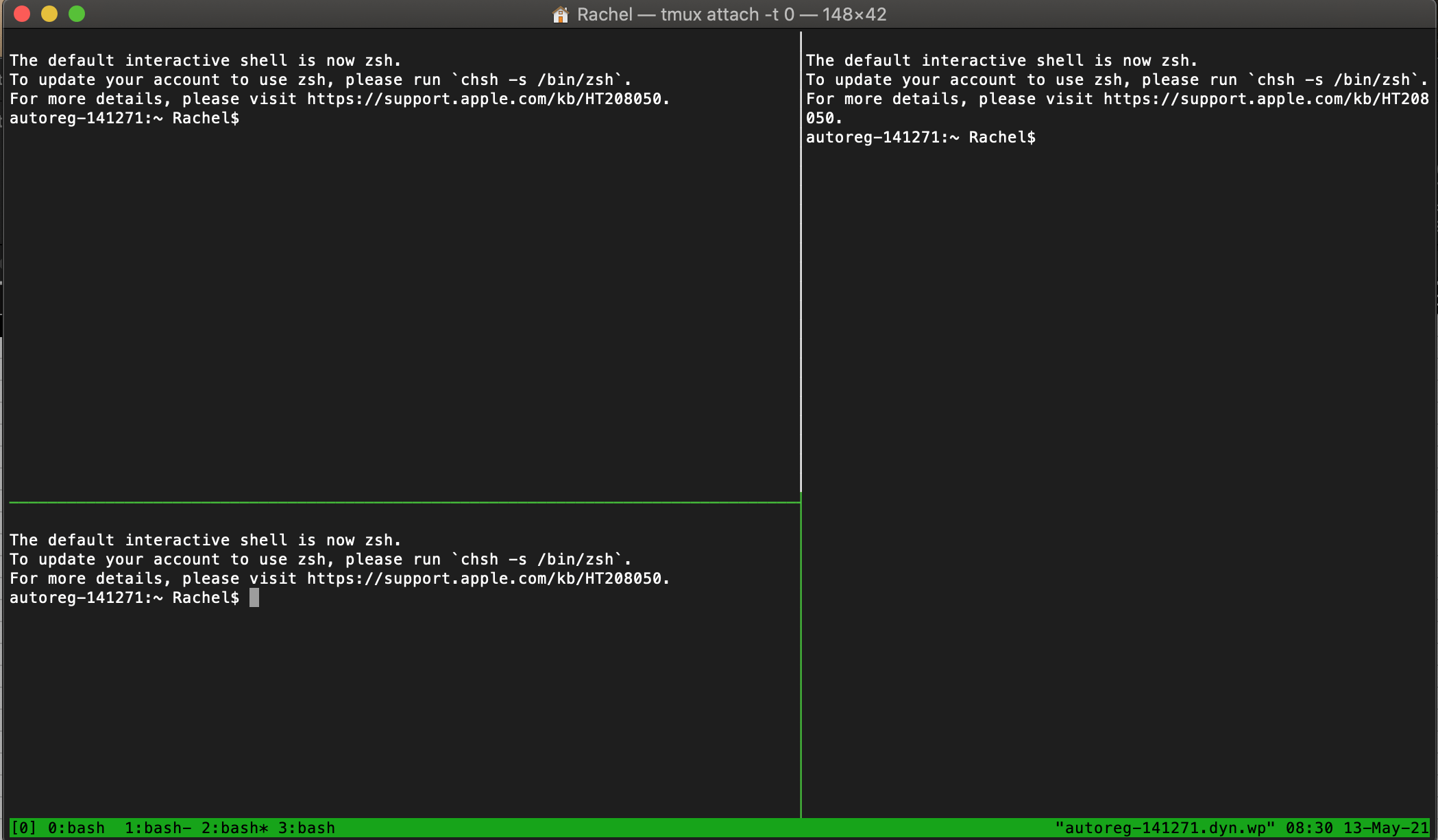 The WPI Hub | Article | Using Tmux
